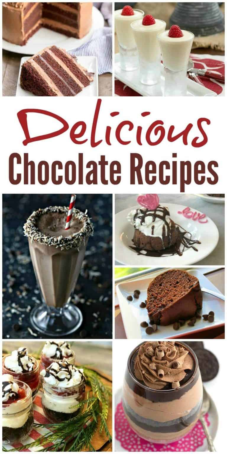Sweet Chocolate Recipes and our Delicious Dishes Recipe Party
