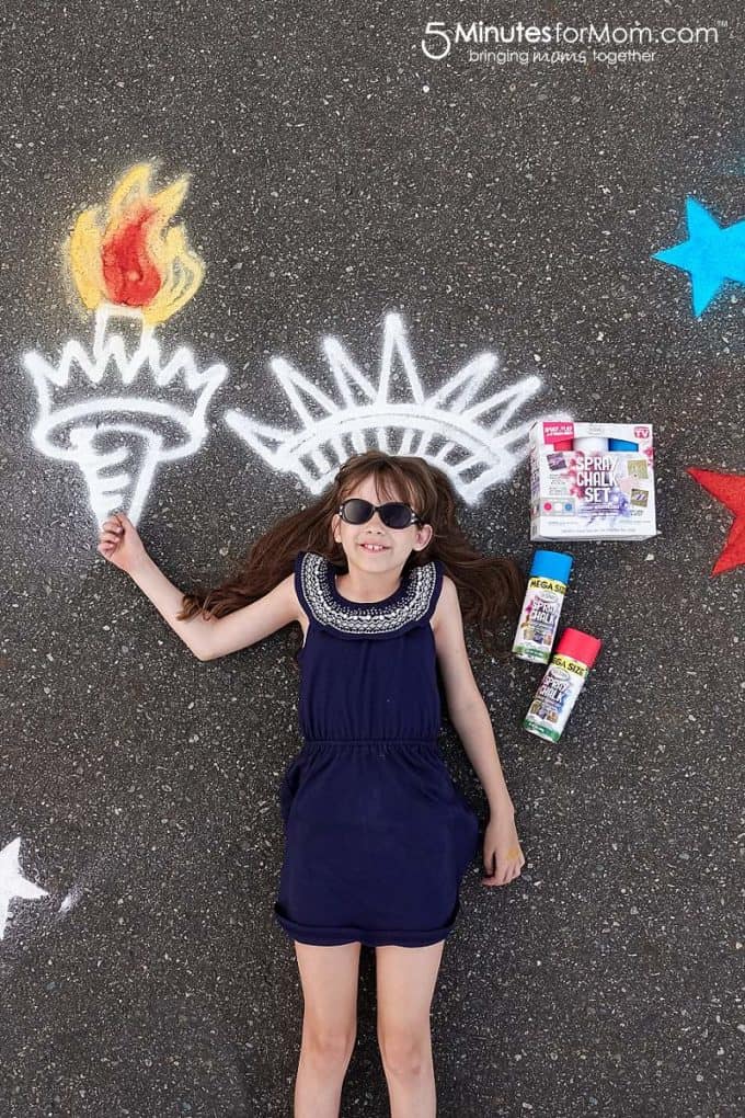 Chalk Photography - Make Spray Chalk Art With Your Kids - 5 Minutes for Mom