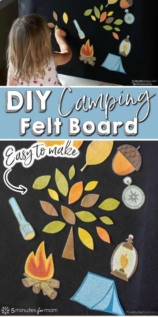 DIY Felt Board with Creative Felt Piece Ideas - 5 Minutes for Mom