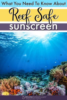 Reef Safe Sunscreen - What You Need To Know - 5 Minutes for Mom