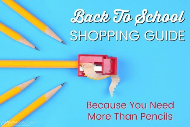 Back to School Shopping Guide - 5 Minutes for Mom