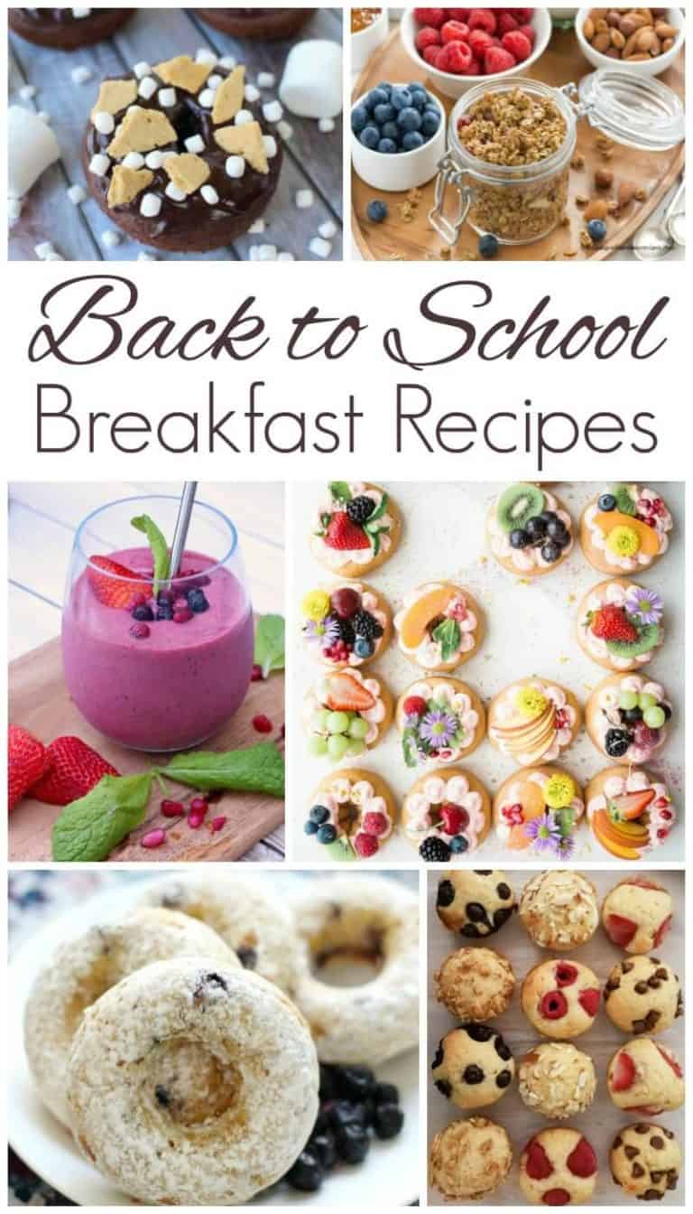 Back to School Breakfast Recipes - 5 Minutes for Mom