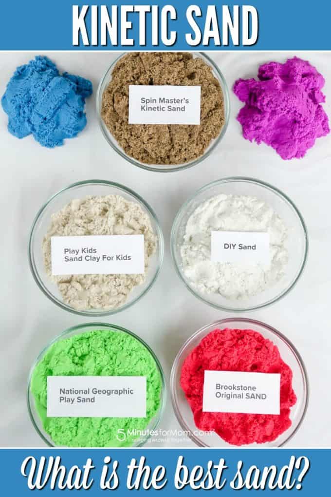 Kinetic Sand - What is the Best Kids Play Sand? - 5 Minutes for Mom