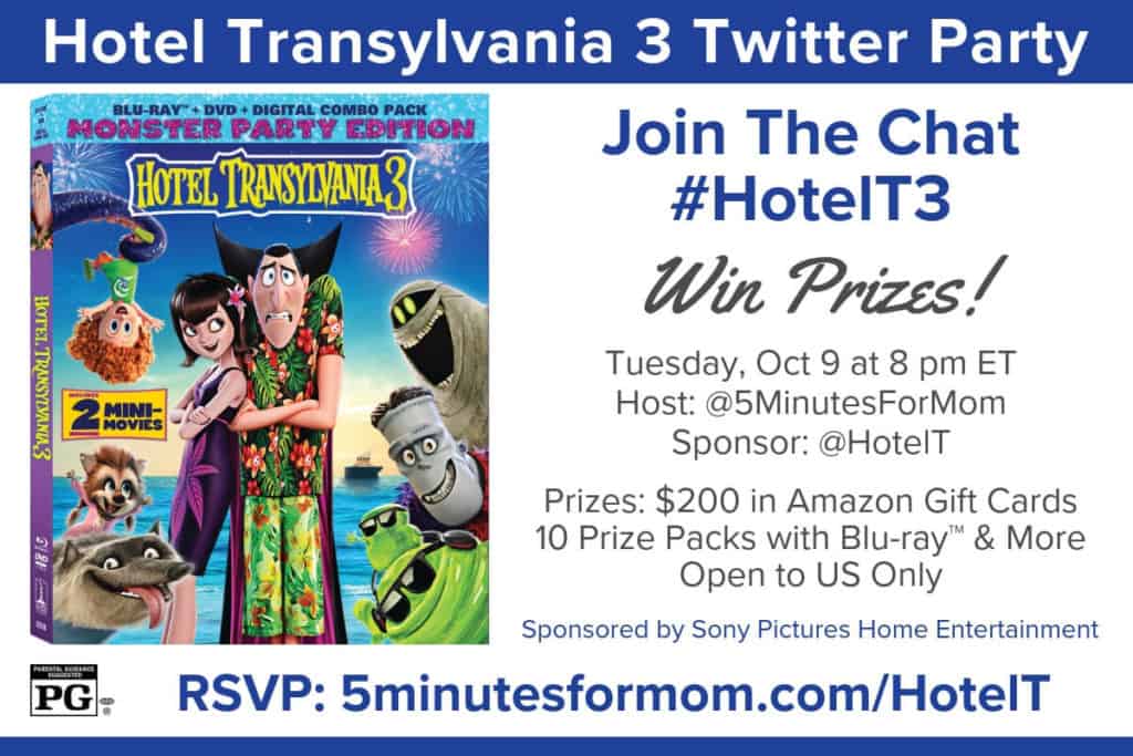 Join Us For A Hotel Transylvania 3 Twitter Party - Oct 9, 8pm ET #ad # ...