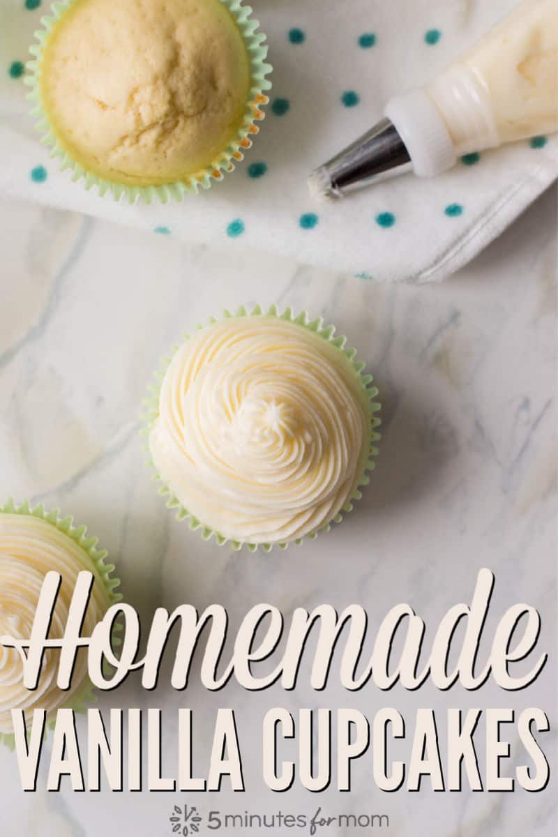 Homemade Vanilla Cupcakes - How To Make Vanilla Cupcakes From Scratch ...