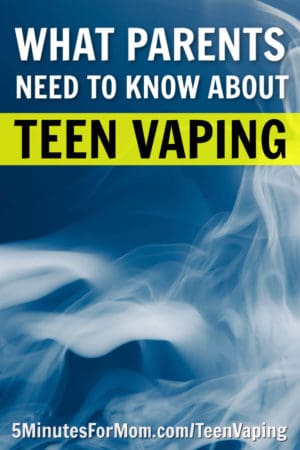 Teen Vaping - Practical Advice To Help Keep Your Kids From Vaping - 5 ...