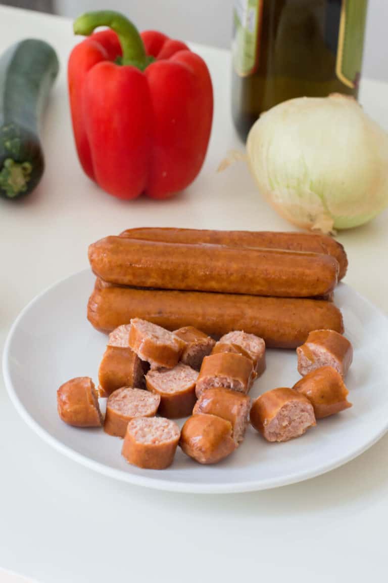 Sausage Foil Packets - Easy Camping Recipe - 5 Minutes for Mom