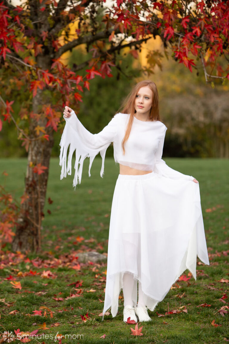DIY ghost costume - 5 Minutes for Mom