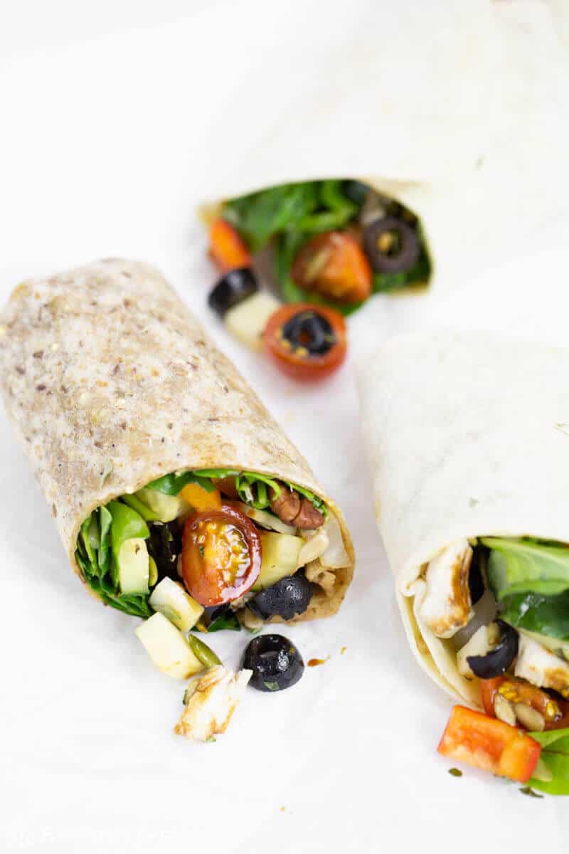 Mediterranean Wrap with Hojiblanca Olives from Spain - 5 Minutes for Mom