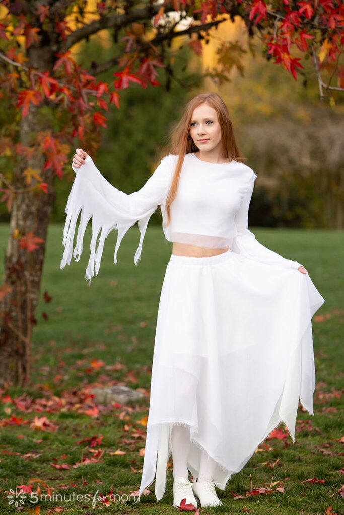 DIY Ghost Costume - How To Make A Stunning Ghost Halloween Costume - 5 ...