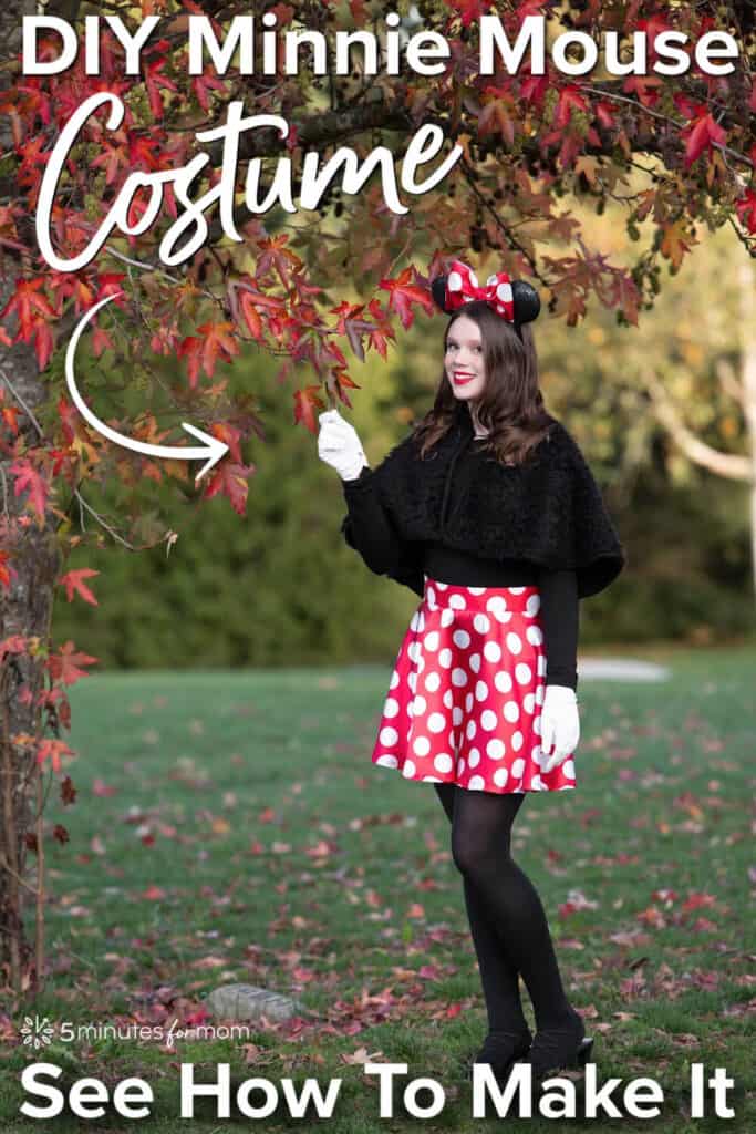 DIY Minnie Mouse Costume - How To Make A Minnie Mouse Skirt And Bow - 5 ...