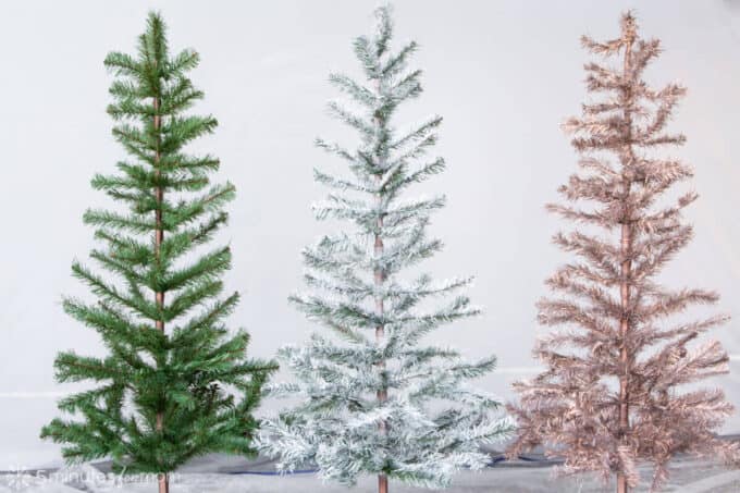 How To Spray Paint Your Christmas Tree - 5 Minutes for Mom