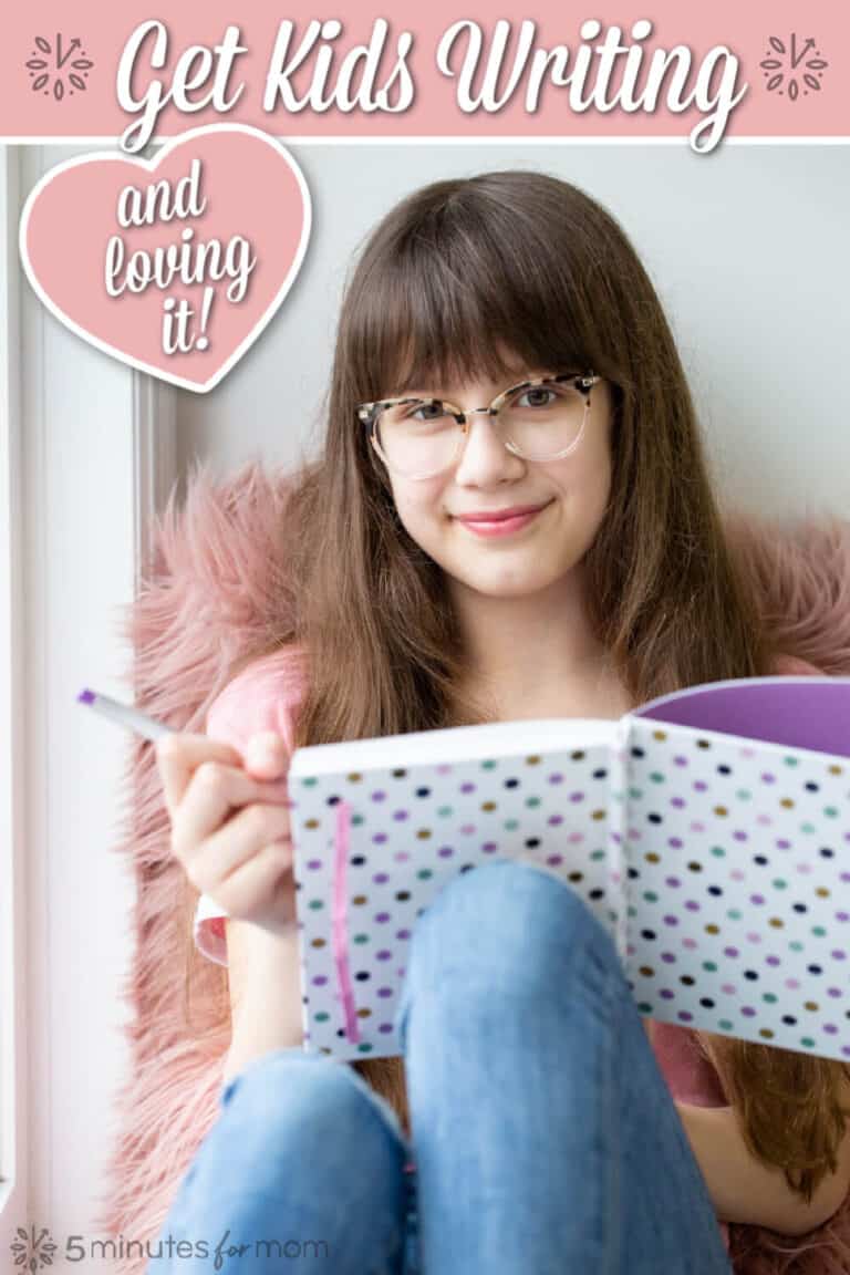 How To Get Kids Writing While They Are Home From School - Free ...