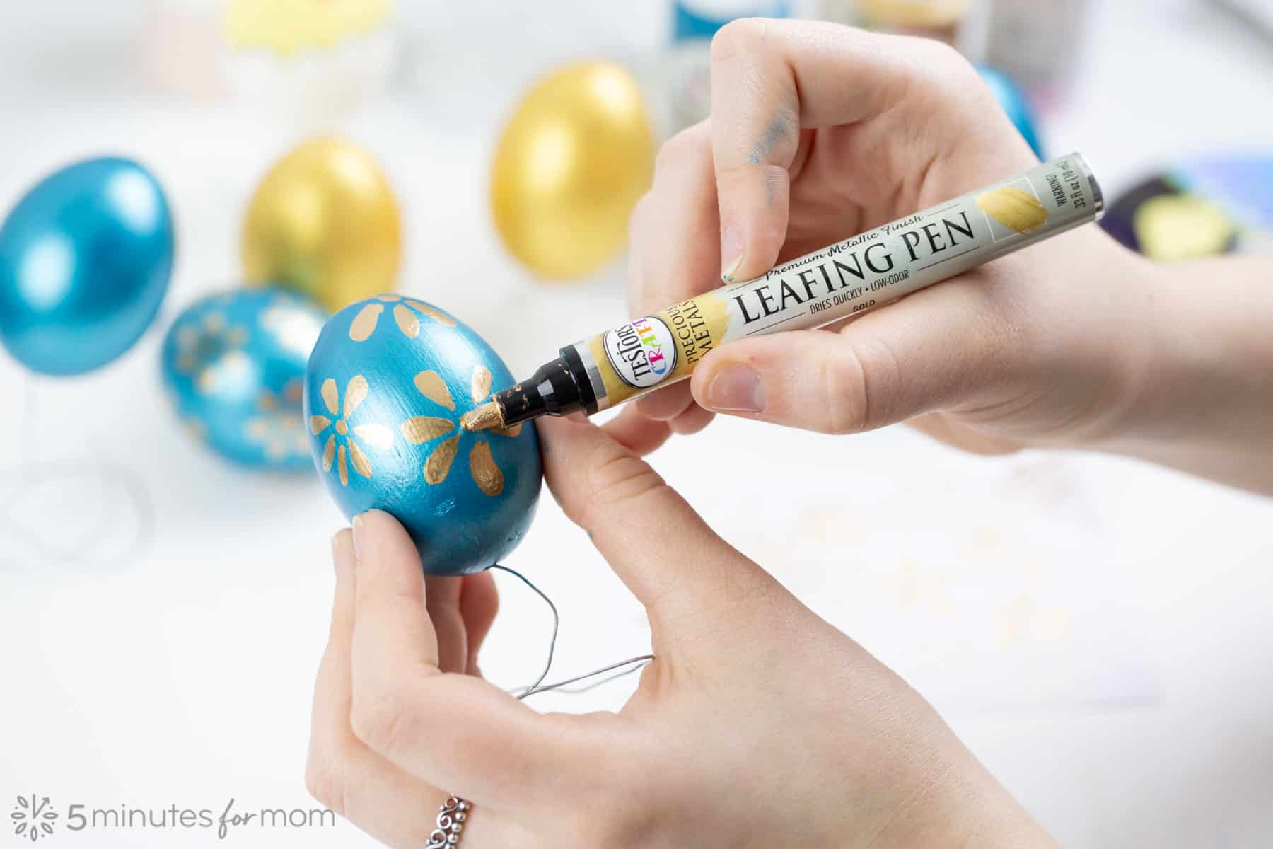 Easter Egg Painting - How to Decorate Easter Eggs with Acrylic Paint ...