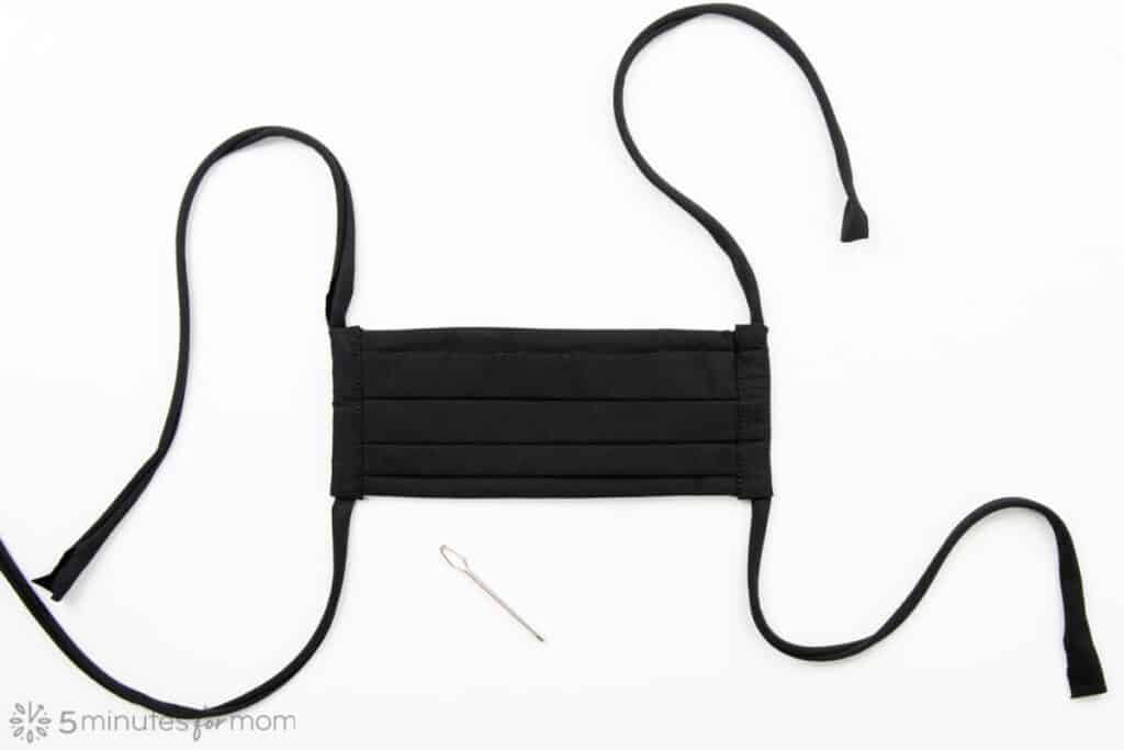 How to Make Ties for Face Masks using Knit Fabric - Easiest Face Mask ...