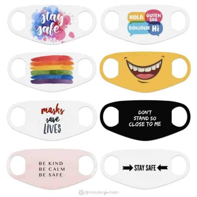 Get Creative with a Custom Face Mask and Canvas Prints - 5 Minutes for Mom