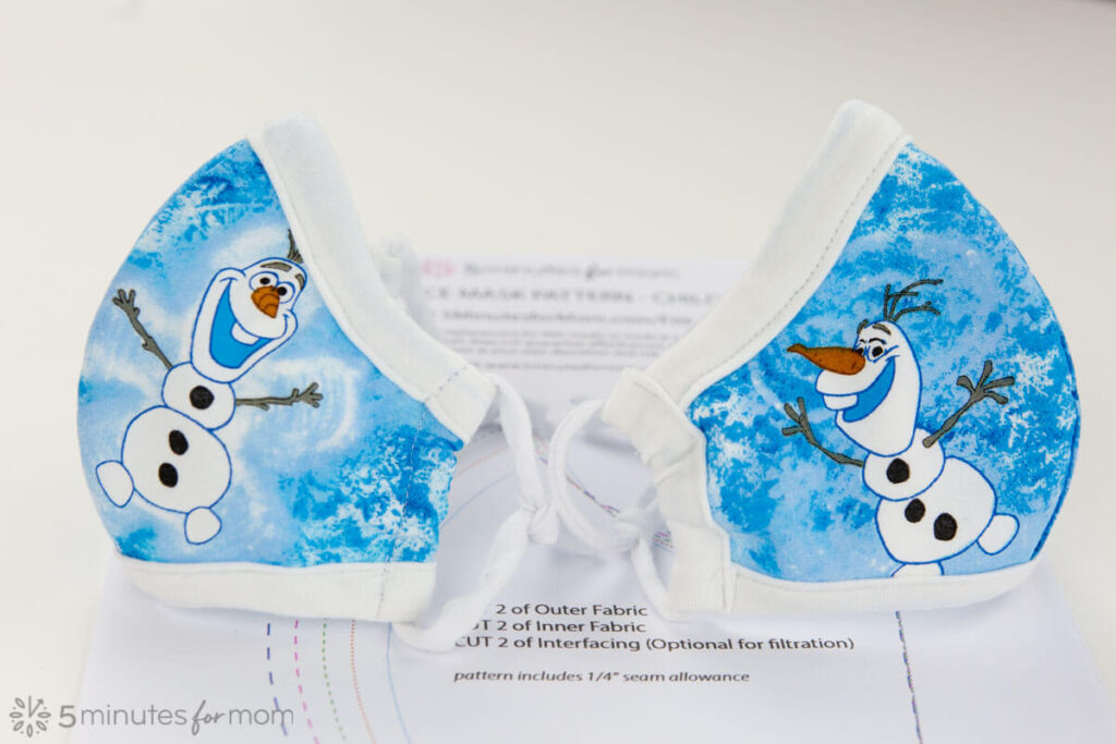 Best Fitted Face Mask Pattern PDF in 9 Sizes - 4 Adult and 5 Kids Sizes ...