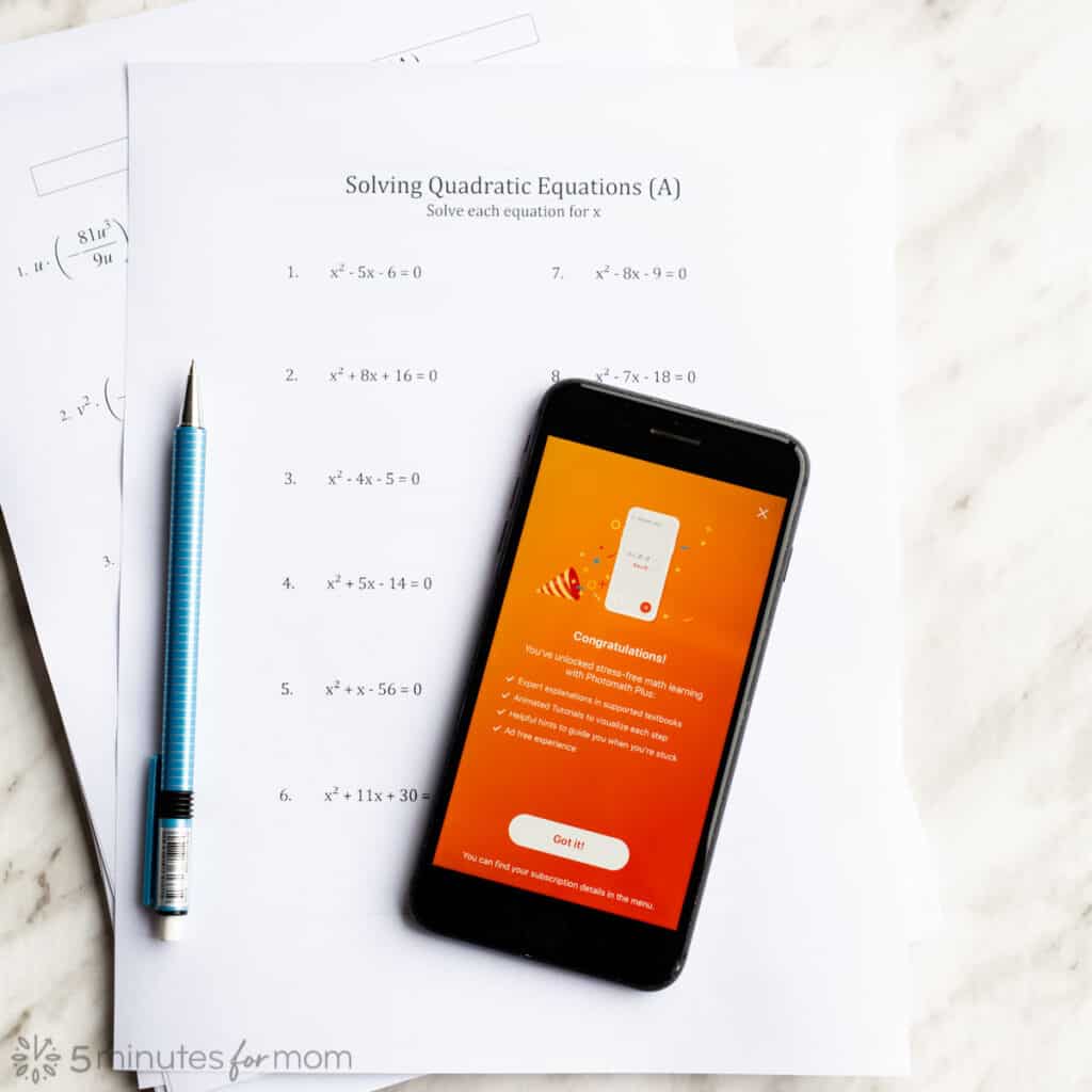 Photomath App How An App That Solves Math Problems Can Help Students 