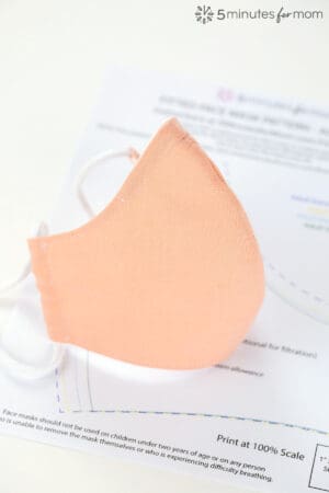 Face Mask Sewing Tutorial for a Fitted Mask Without Knit Binding - 5 ...