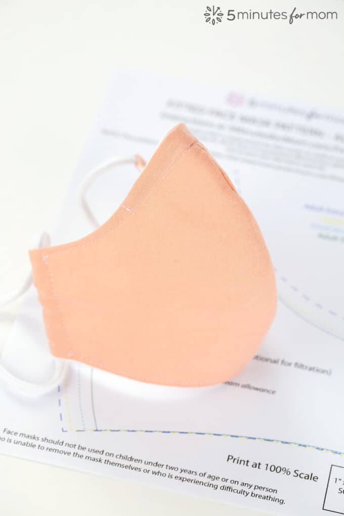 Face Mask Sewing Tutorial for a Fitted Mask Without Knit Binding - 5 ...