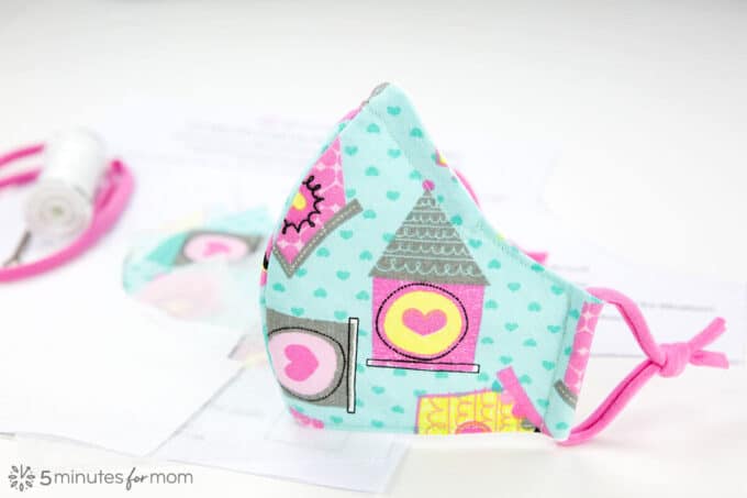 Face Mask Sewing Tutorial for a Fitted Mask Without Knit Binding - 5 ...