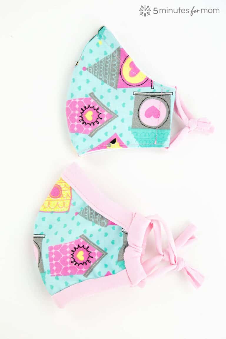 Face Mask Sewing Tutorial for a Fitted Mask Without Knit Binding - 5 ...