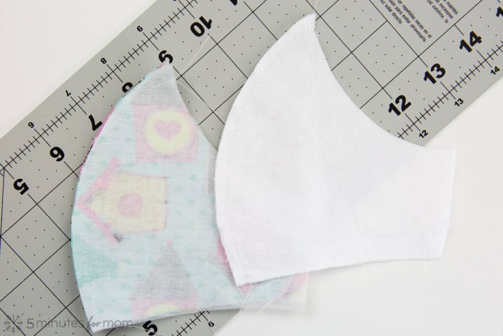 Face Mask Sewing Tutorial for a Fitted Mask Without Knit Binding - 5 ...