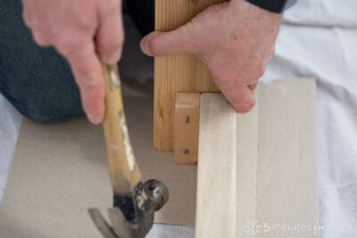 DIY Wood Bed Frame - How to Build a Bed Frame - 5 Minutes for Mom